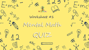 Class 3rd Maths Quiz Worksheet #1: Mental Math PDF Download - The Busy ...